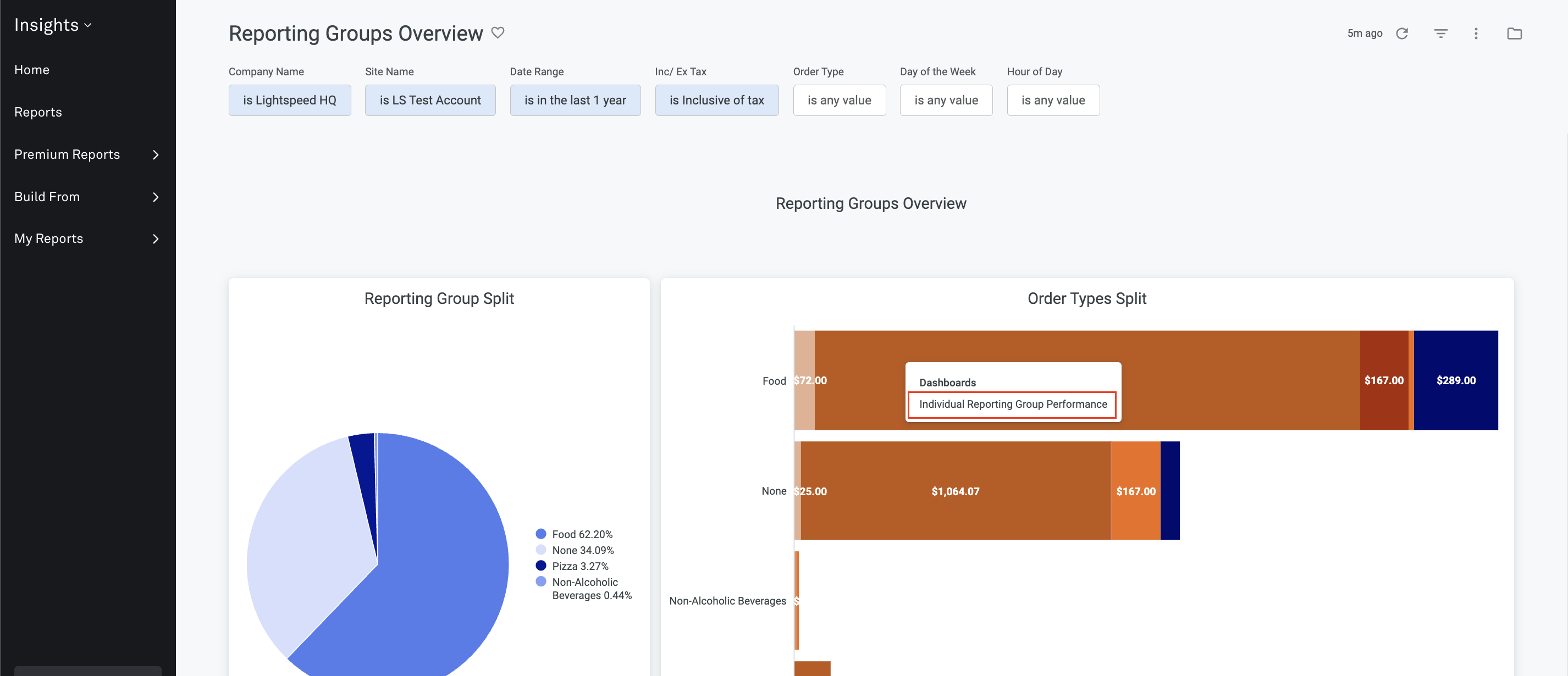 Setting up Reporting Groups – Lightspeed Restaurant POS (O-Series)