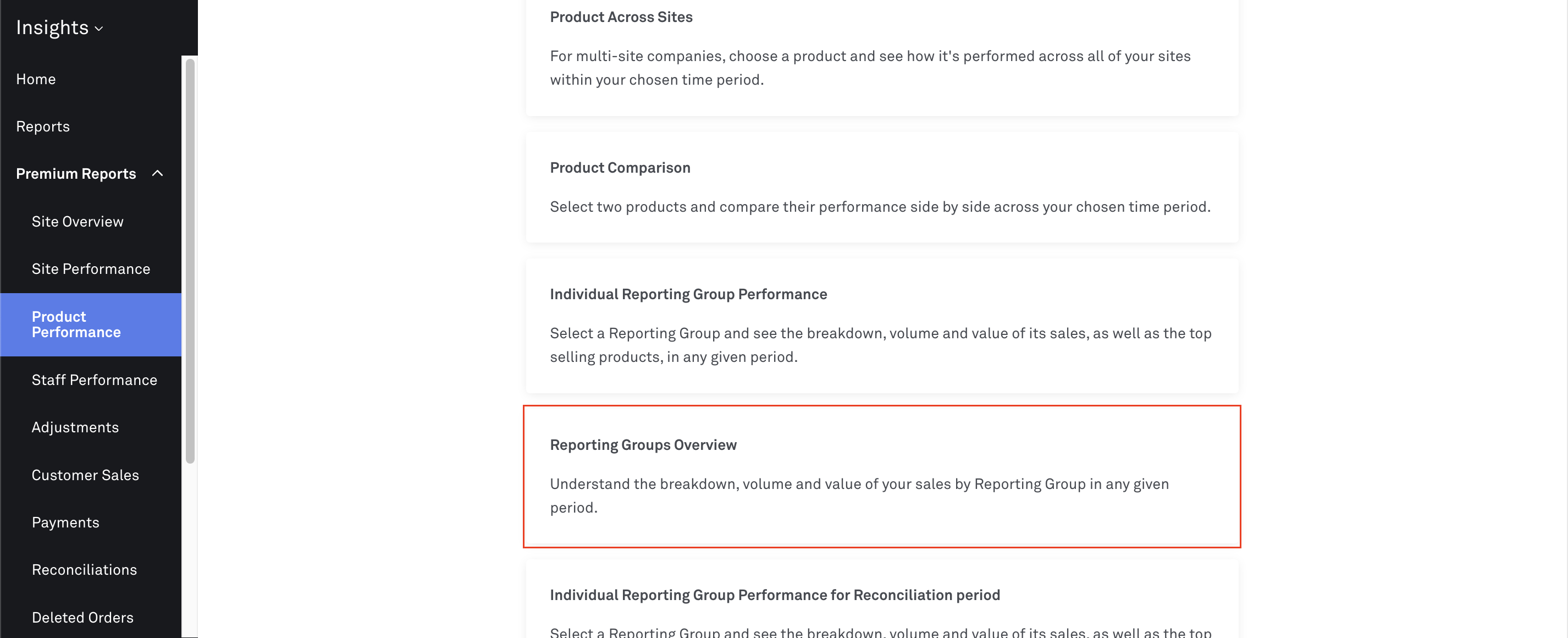 Setting up Reporting Groups – Lightspeed Restaurant POS (O-Series)