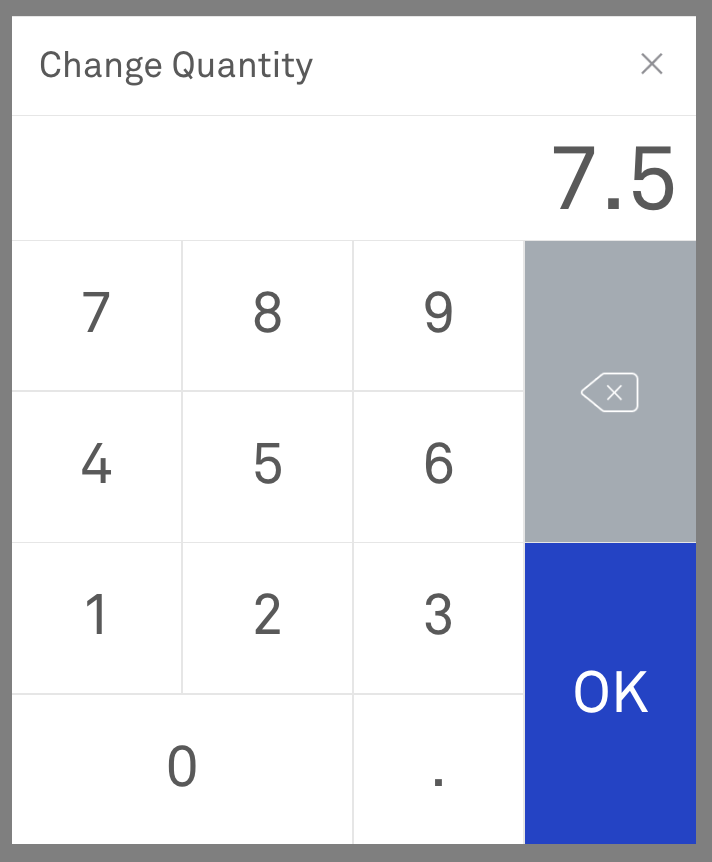 Selling with variable quantities and prices – Lightspeed Restaurant POS (O-Series)