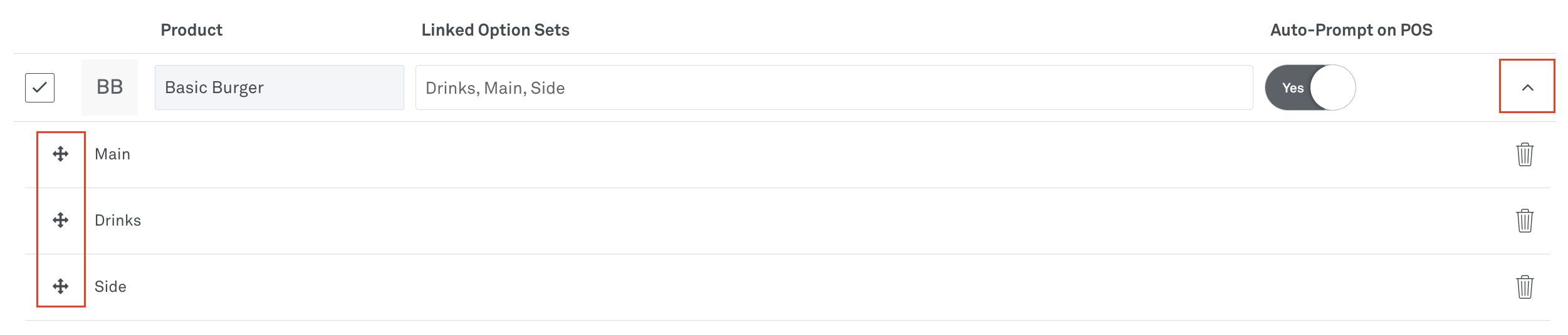 Creating combo deals with Option Sets – Lightspeed Restaurant POS (O ...